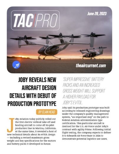 Joby reveals new aircraft design details with debut of production ...