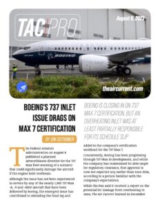 Boeing's 737 inlet issue drags on Max 7 certification - The Air Current