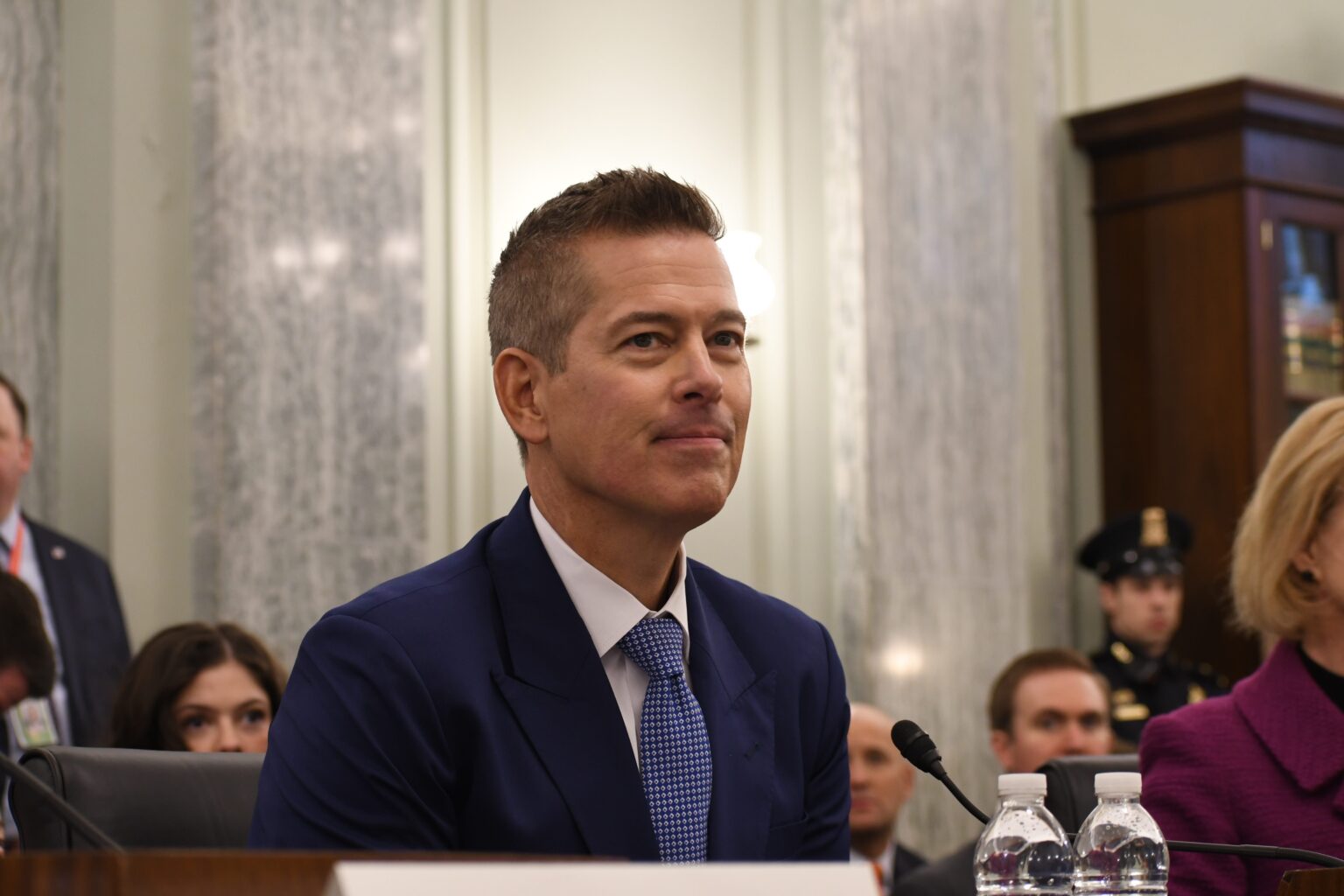 A more measured Sean Duffy sails through DOT confirmation hearing- The ...